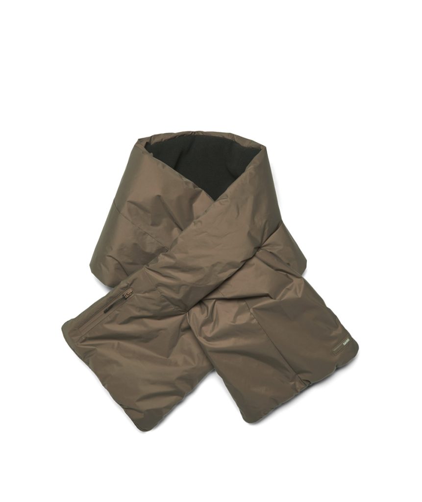 Rains Padded Nylon Scarf Wood | Turquoise Shop